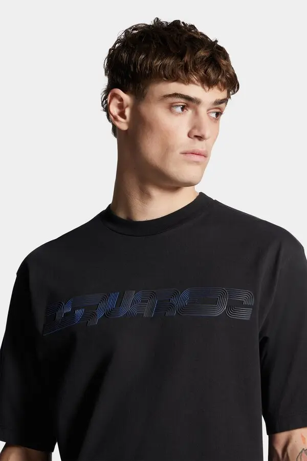 Dsquared2 Loose Fit Raised Print T-shirt