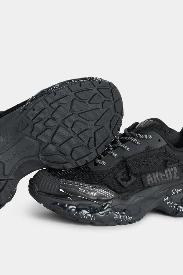 Dsquared2 Faster Sneakers - Black