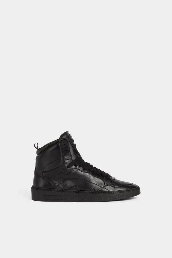 Dsquared2 Ducati Rider High Top Sneakers - Black