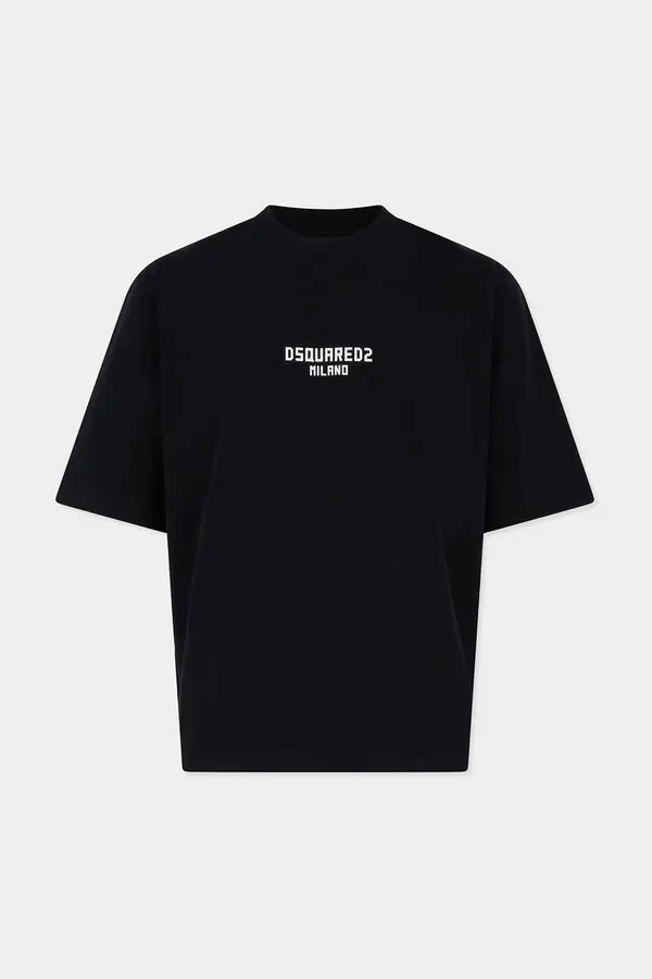 Dsquared2 Milano Logo Cotton T-shirt - Black