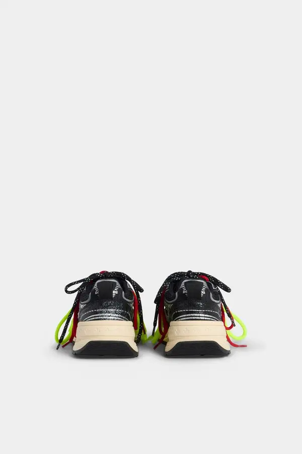 Dsquared2 Sprinter Sneakers With Metallic Accents