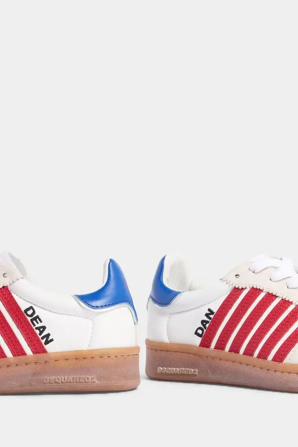 Dsquared2 Iconic Boxer Sneakers With '70s Silhouette - White