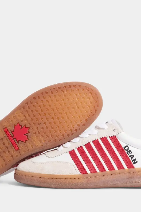 Dsquared2 Iconic Boxer Sneakers With '70s Silhouette - White