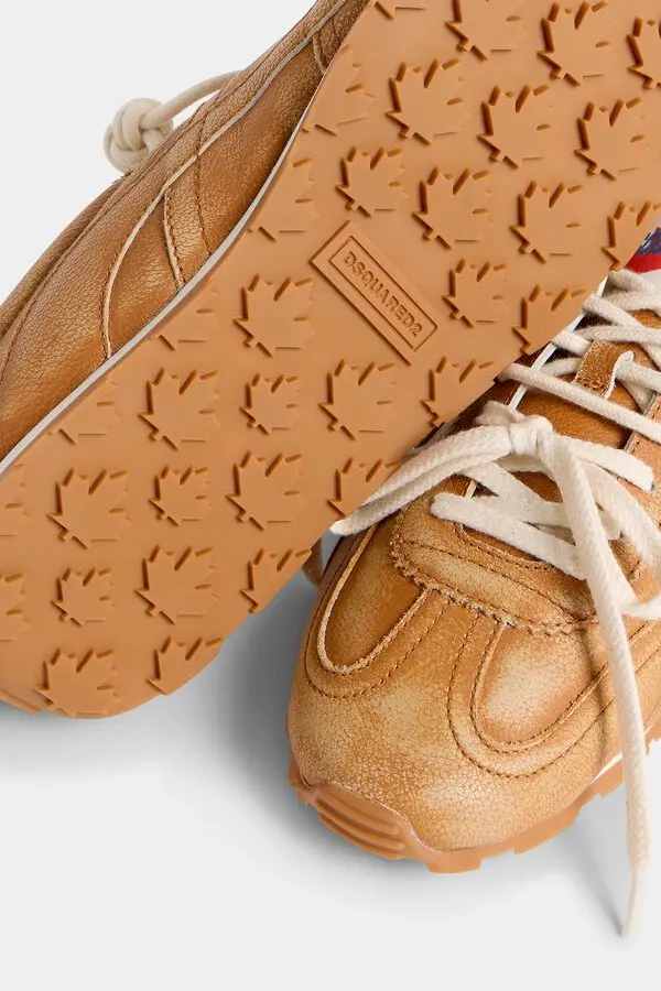 Dsquared2 Suede Lace-up Sneakers - Brown