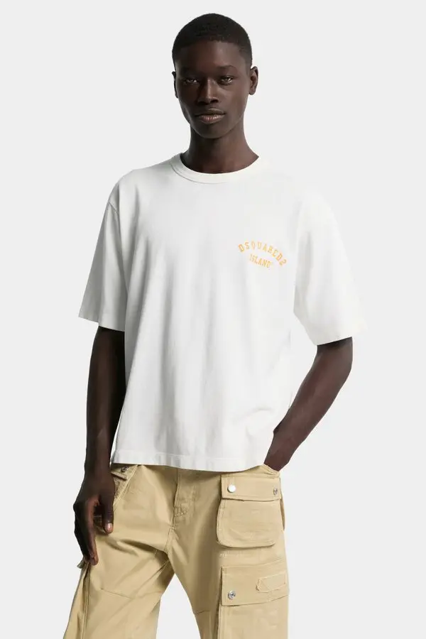 Dsquared2 Logo Relaxed Fit Cotton T-shirt