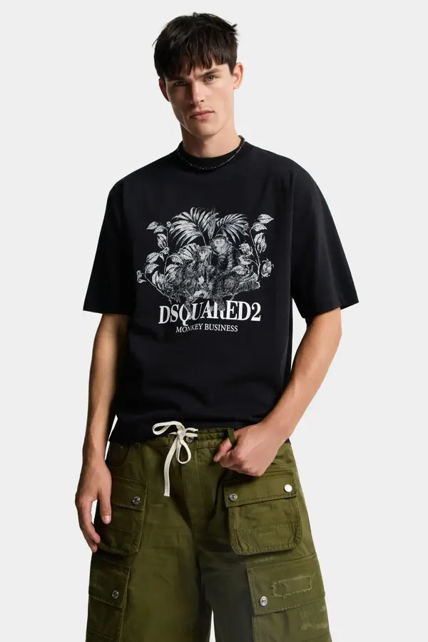 Dsquared2 Monkey Business Printed T-shirt