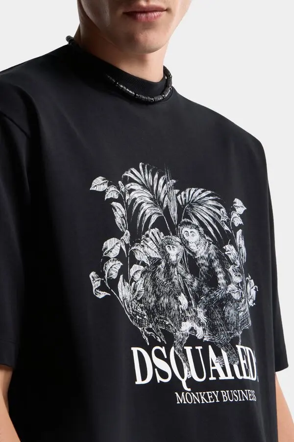 Dsquared2 Monkey Business Printed T-shirt