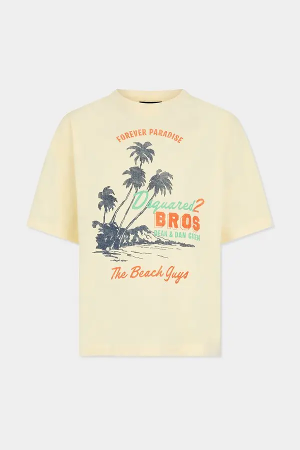 Dsquared2 Relaxed Fit Graphic T-shirt - Yellow