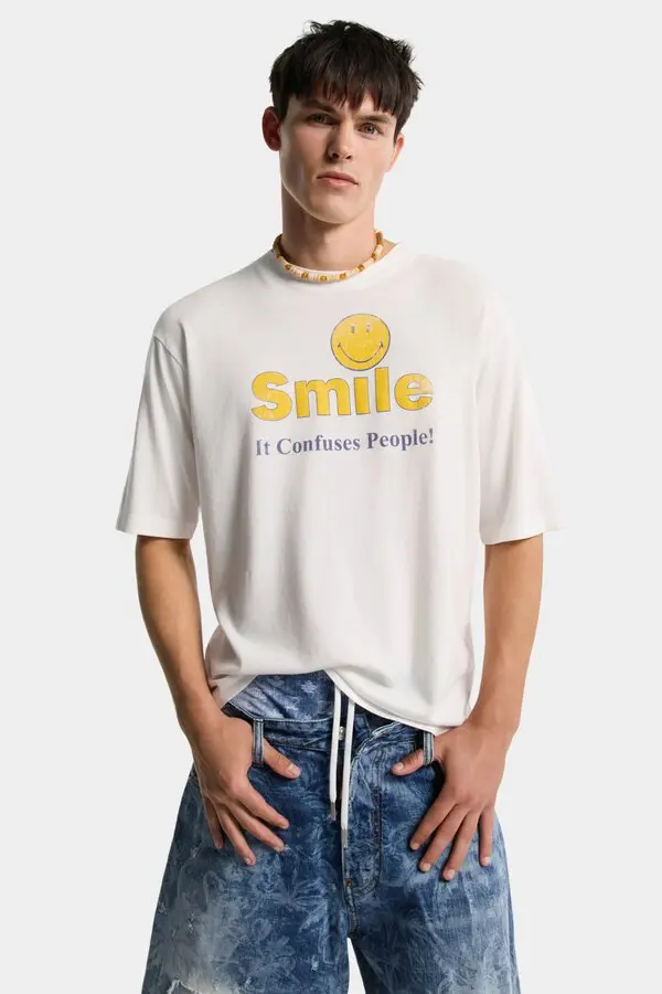 Dsquared2 Smiley Graphic T-shirt