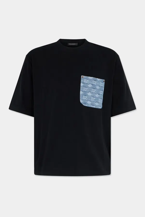 Dsquared2 Monogram Pocket T-shirt - Black