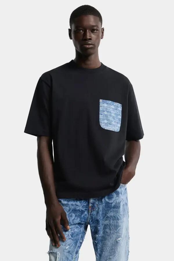 Dsquared2 Monogram Pocket T-shirt - Black