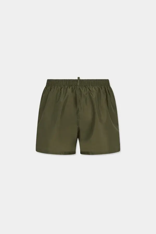 Dsquared2 Logo Midi Swim Boxer - Green