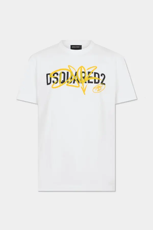 Dsquared2 Graffiti Logo T-shirt - White