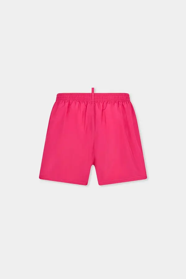 Dsquared2 Logo Midi Swim Boxer - Fuchsia