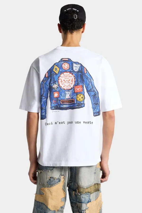 Dsquared2 Loose Fit Graphic T-shirt