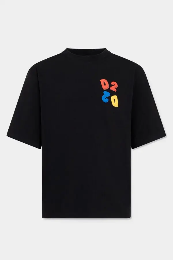 Dsquared2 Upside Down Logo T-shirt - Black
