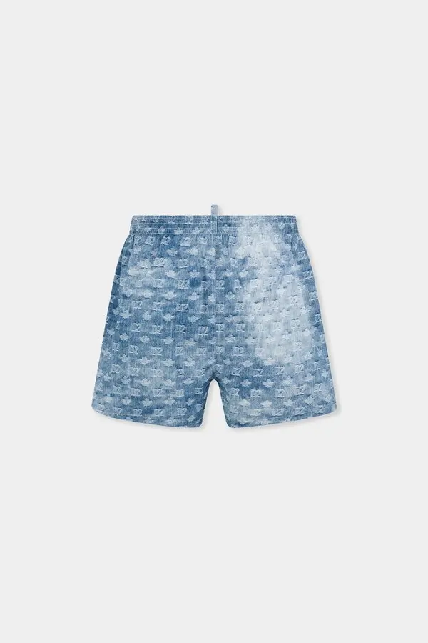 Dsquared2 Monogram Midi Swim Boxer