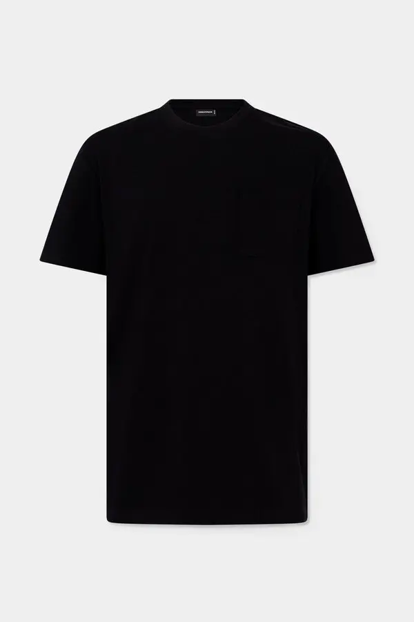 Dsquared2 Regular Fit T-shirt With Graphic Back Print - Black