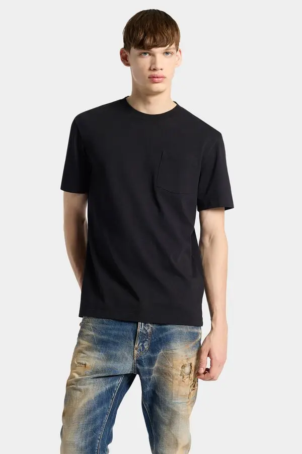 Dsquared2 Regular Fit T-shirt With Graphic Back Print
