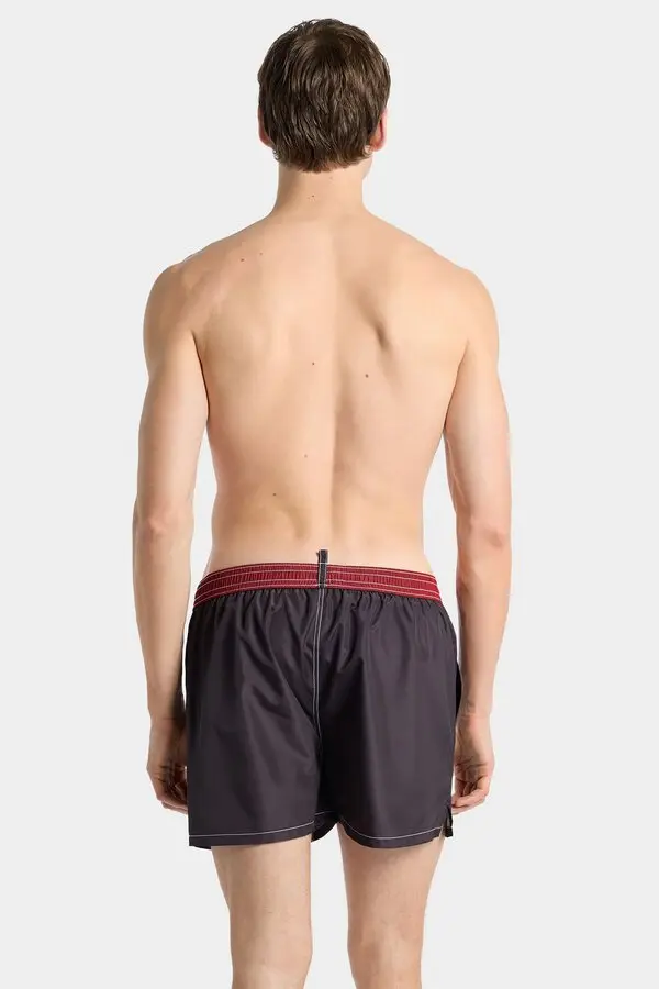 Dsquared2 Midi Swim Boxer Shorts With Logo