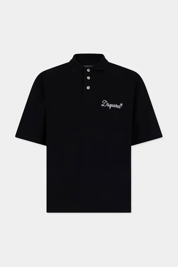 Dsquared2 Signature Polo Shirt - Black