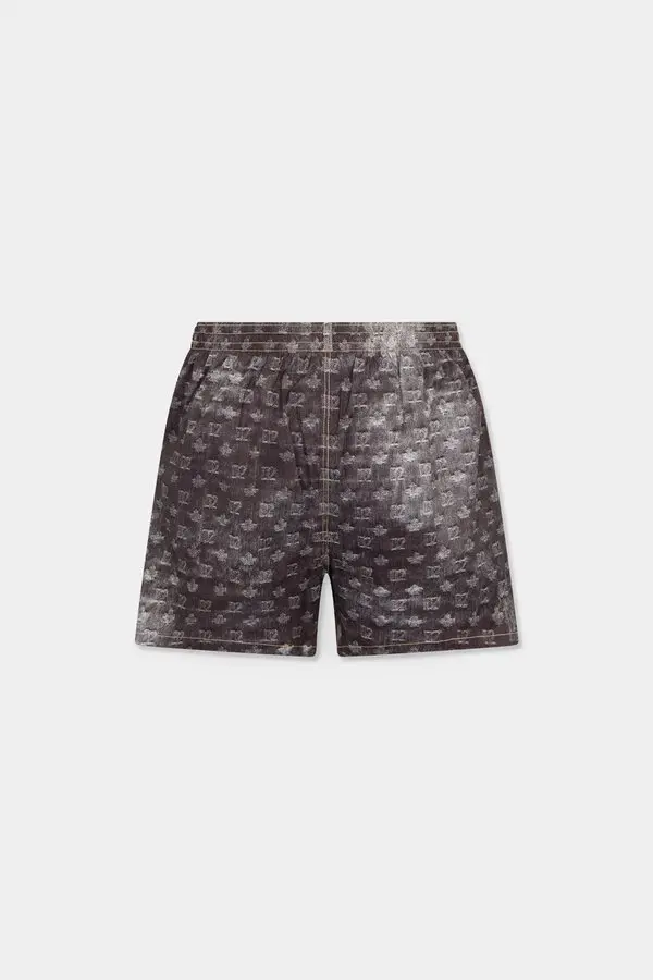 Dsquared2 Monogram Midi Swim Boxer