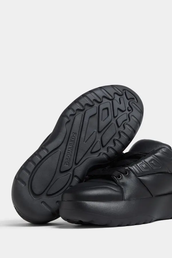 Dsquared2 Icon New Generation Puffer Sneakers - Black