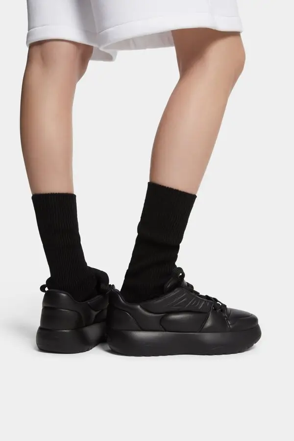 Dsquared2 Icon New Generation Puffer Sneakers - Black