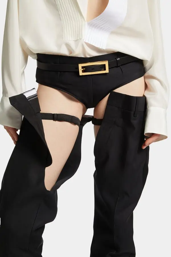Dsquared2 Slim Rectangular Buckle Belt