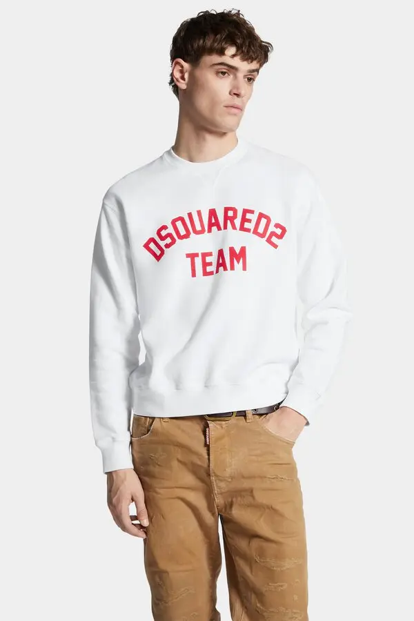 Dsquared2 Cool Fit Team Crewneck - White