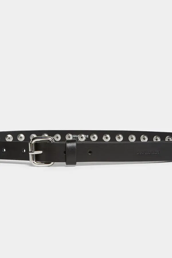 Dsquared2 Allover Studs Leather Belt