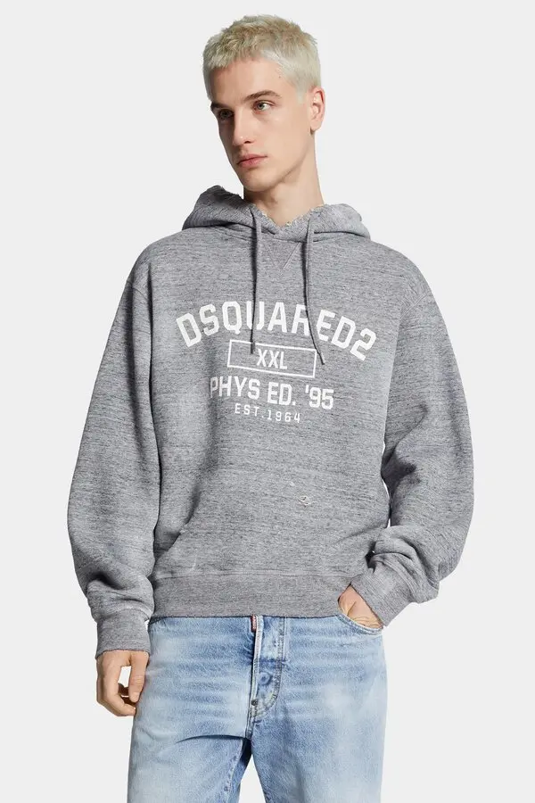 Dsquared2 Distressed Phys Ed Hoodie