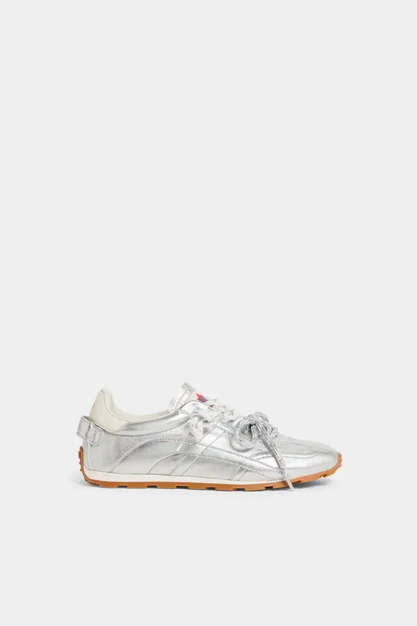 Dsquared2 Dc-642 Lace-up Sneakers - Silver