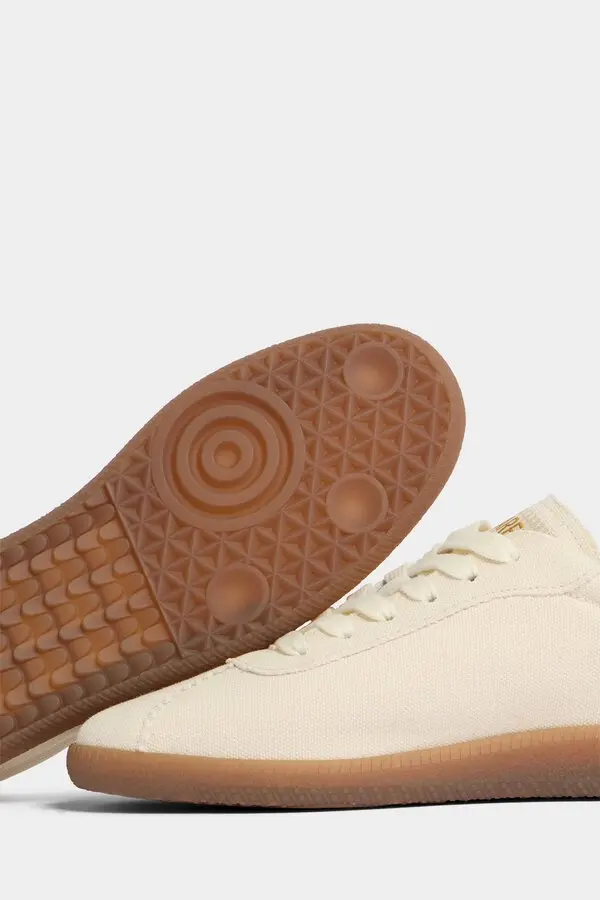 Dsquared2 Summer Dream" Low-top Sneakers With Striped Detailing - White