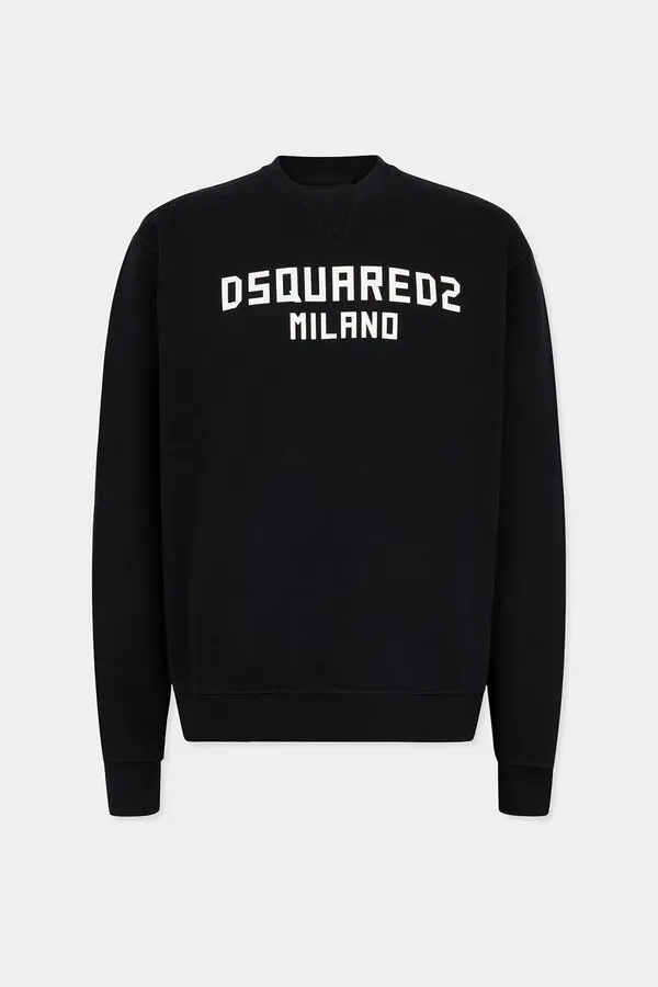 Dsquared2 Milano Cool Fit Crewneck Sweatshirt - Black
