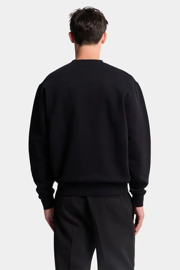 Dsquared2 Milano Cool Fit Crewneck Sweatshirt - Black