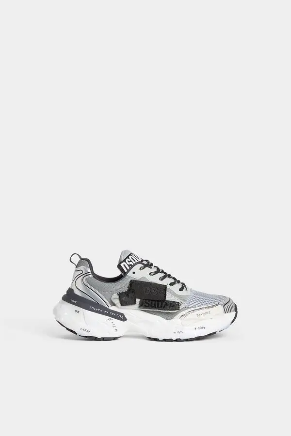 Dsquared2 Faster" Sneakers - Silver