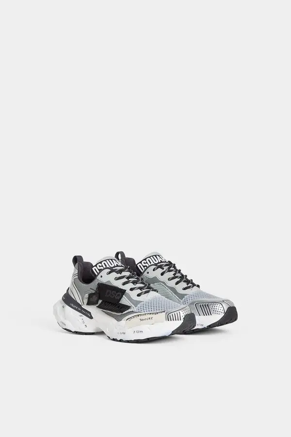 Dsquared2 Faster" Sneakers - Silver