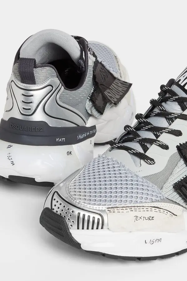 Dsquared2 Faster" Sneakers - Silver
