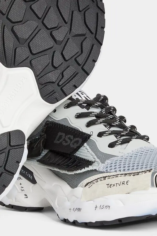 Dsquared2 Faster" Sneakers - Silver