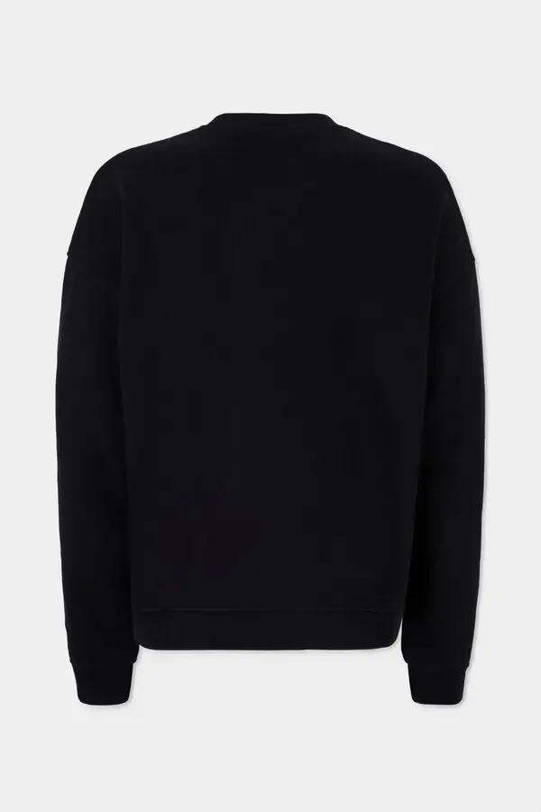 Dsquared2 Crewneck Sweatshirt With Logo Detail - Black