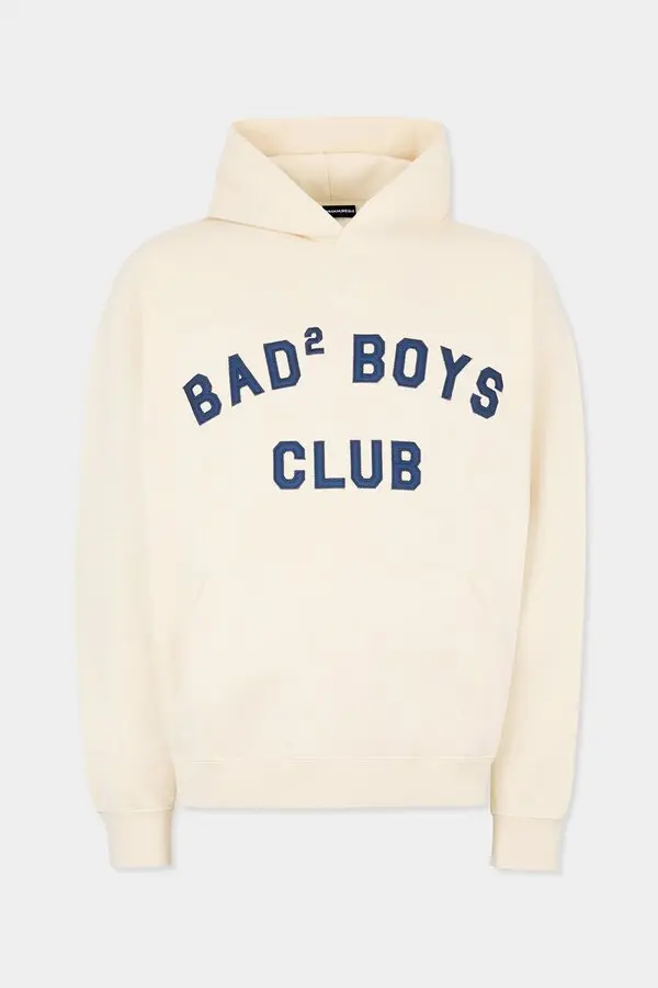 Dsquared2 Crewneck Hoodie With Graphic Detail - Black