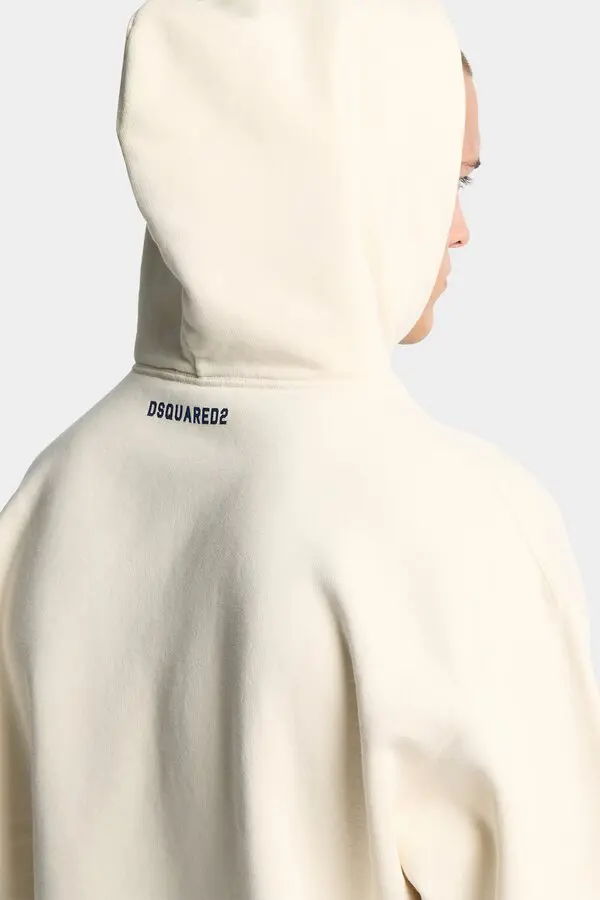 Dsquared2 Crewneck Hoodie With Graphic Detail