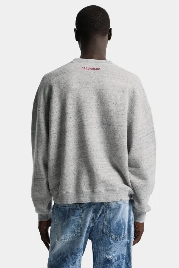 Dsquared2 College Logo Crewneck Sweatshirt