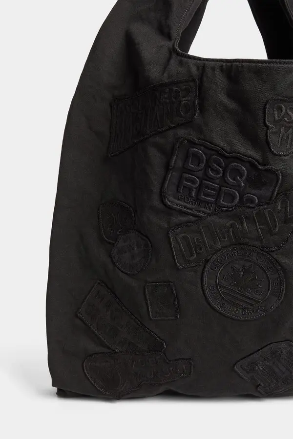 Dsquared2 X Magliano Collaboration Hobo Bag With Appliqué Details