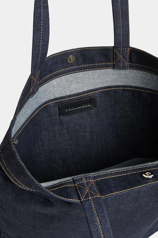 Dsquared2 Icon New Generation Shopper Tote Bag - Blue
