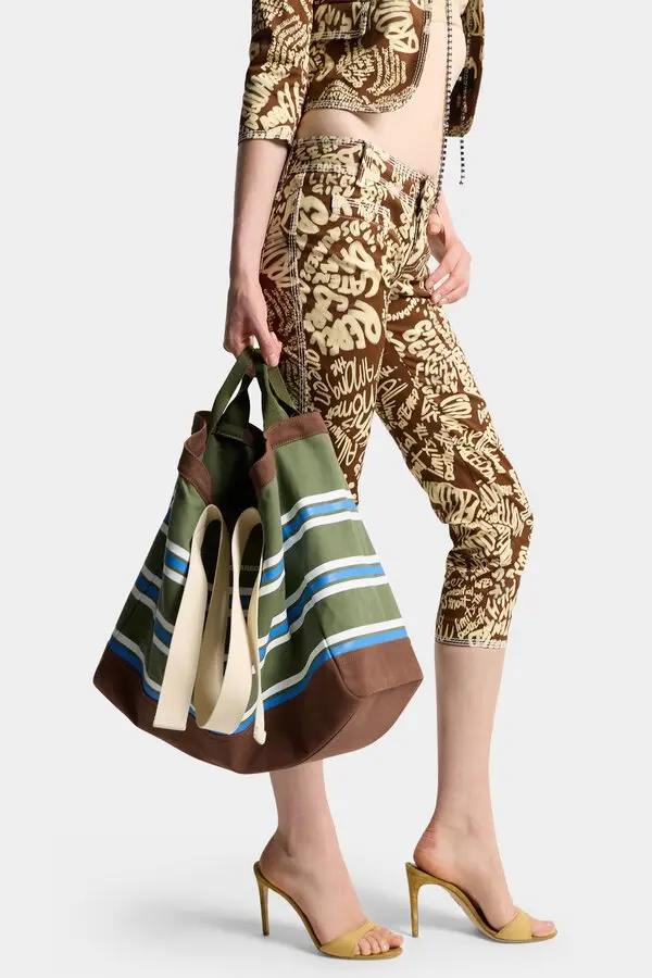 Dsquared2 College Tote Bag - Multicolor