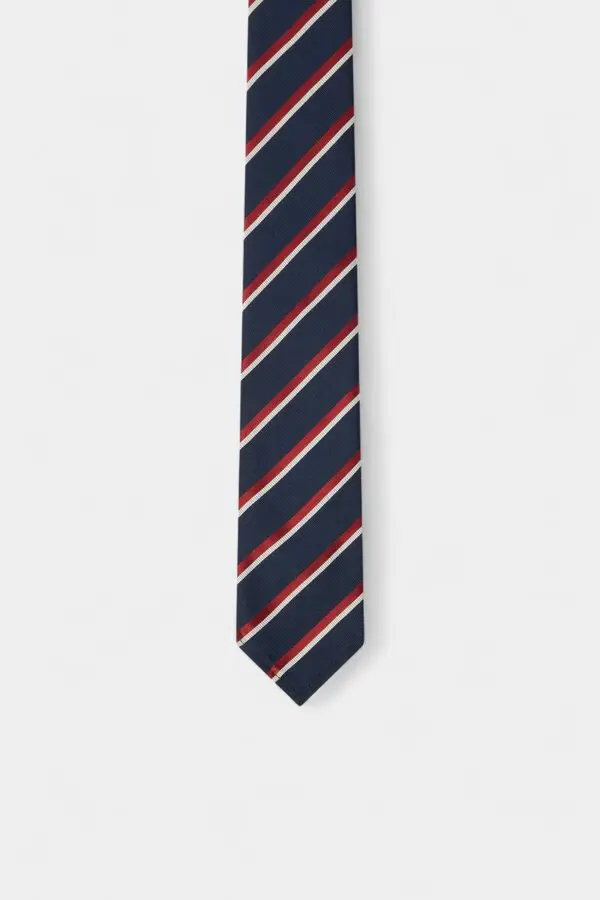 Dsquared2 Striped Silk Tie - White