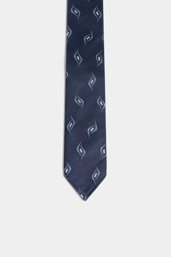 Dsquared2 Silk Graphic Pattern Tie