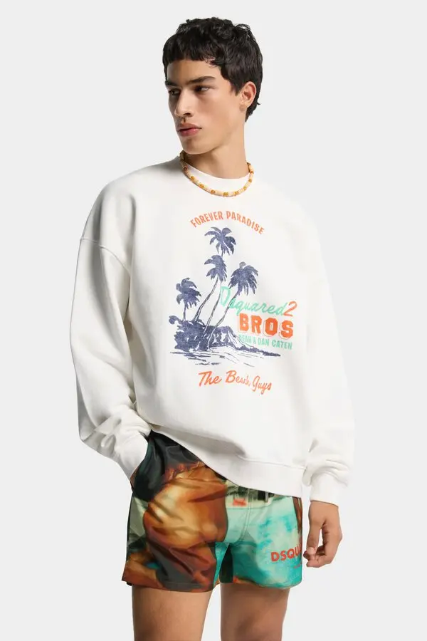 Dsquared2 Relaxed Fit Crewneck Sweatshirt